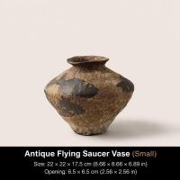 China Rustic Ceramic Vase Set with Wabi-Sabi Texture for sale