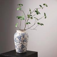 China Rustic Ceramic Vase Set with Wabi-Sabi Texture for sale