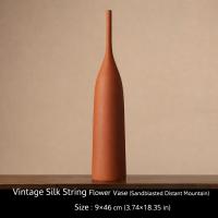 China Sandblasted Decorative Vase with Sculptural Shape for sale