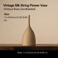 China Sandblasted Decorative Vase with Sculptural Shape for sale