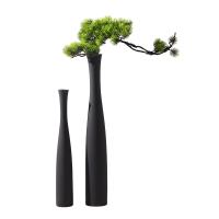 China Minimalist Wire-Drawn Vase for Modern Home Decor for sale