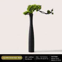 China Minimalist Wire-Drawn Vase for Modern Home Decor for sale