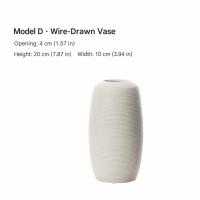 China Minimalist Ceramic Vase Collection in Black and White for sale