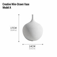 China Minimalist Ceramic Vase Collection in Black and White for sale