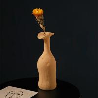 China Handmade Style Ceramic Vase with Sculptural Form for sale