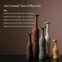 China Handmade Style Ceramic Vase with Sculptural Form for sale