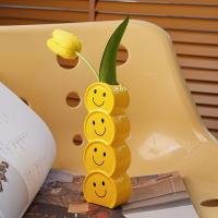 China Smiley Stack Vase for Modern Desktop Styling for sale