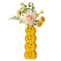 China Smiley Stack Vase for Modern Desktop Styling for sale