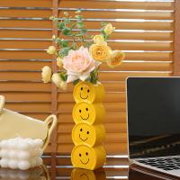 China Smiley Stack Vase for Modern Desktop Styling for sale