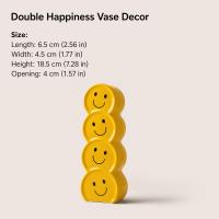 China Smiley Stack Vase for Modern Desktop Styling for sale