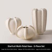 China Starfruit Multi-Petal Vase for Modern Home Decor for sale