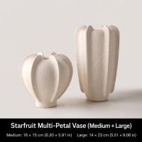 China Starfruit Multi-Petal Vase for Modern Home Decor for sale