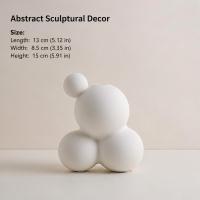 China Sculptural Ceramic Decor Collection in Black and White for sale