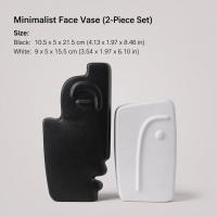 China Sculptural Ceramic Decor Collection in Black and White for sale