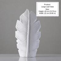 China Nordic Leaf Vase for Modern Home Decor for sale
