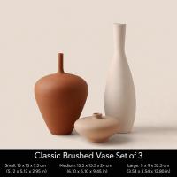 China Classic Ribbed Vase for Modern Home Decor for sale