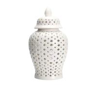 China Elegant Openwork Ceramic Jar Collection for sale