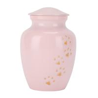 China Black Glossy Pet Urn with Secure Lid for Lasting Memories for sale