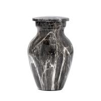 China Elegant Marble Pet Memorial Urn Durable Metal Design for sale