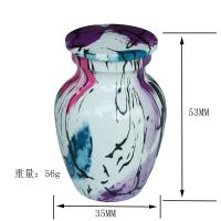 China Abstract Pet Urn Metal Keepsake Urn for Pet Memorial Shops for sale