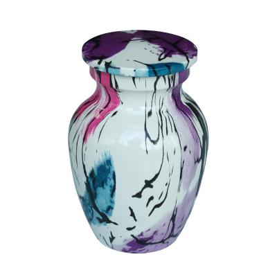 China Abstract Pet Urn Metal Keepsake Urn for Pet Memorial Shops for sale