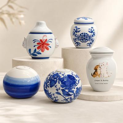 China Custom Pet Urns Manufacturer OEM Ceramic Memorial Urns for sale