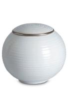 China Wholesale Modern White Ceramic Cremation Urn for sale