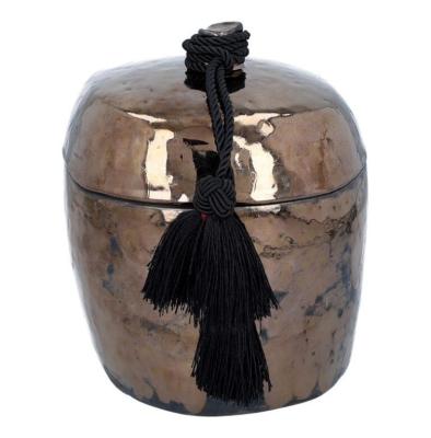 China Wholesale Vintage Bronze Ceramic Cremation Urn for sale
