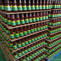China Printed Cone Shape Bottle Slim Waist S Shape 3oz 100ml Conical Plastic Bottle for sale