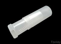 China 4cm ID PP Telescopic Plastic Tube Packaging Container Twist Lock Mechainism for sale