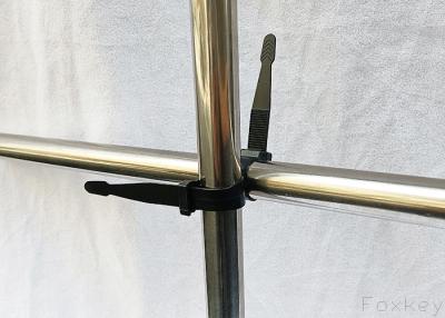 China 9.5mm Intersect Double Loop Cable Tie Cross Double Head Zip Tie For Garden Rebar for sale