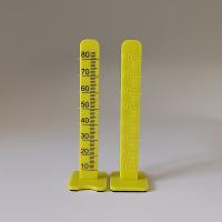 China Concrete PP Self Leveling Pins Flexible Epoxy Resin Sturdy Adhesive 8cm Yellow for sale