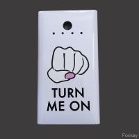 China Printed Injection Molded Plastic Parts White PP For Power Bank for sale