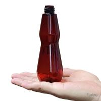 China Mini Conical Bottle Plastic Slim Waist 3oz 100ml S Shape Thin Waist Printed for sale