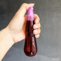 China Printed Small Cone Shape Bottle 3OZ 100ml S Shape Plastic Mist Spray Bottle for sale