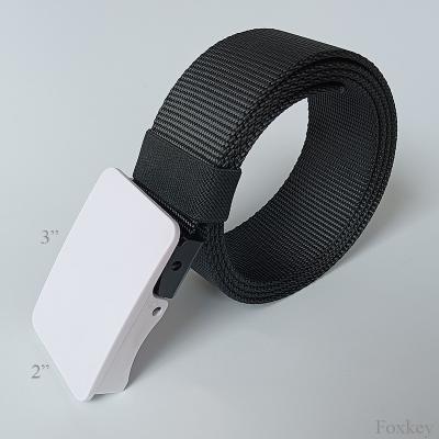 China Printable Plastic Blank Belt Buckle Personalized Create Your Own Belt Buckle for sale