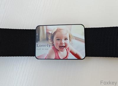 China POM Belt Buckle Adjustable Quick Release Nylon Webbing With Baby Print for sale