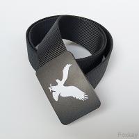 China Personalized Plastic Buckle Belt Adjustable Customize Your Own Belt Print Logo Eagle for sale