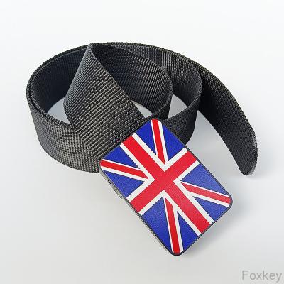 China Nylon Web Belt Plastic Buckles Colorful Logo Print Promo Souvenir Gift Present for sale