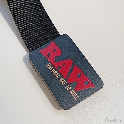 China Gift POM Plastic Buckle Belt Personalized Mens Adjustable Belts for sale