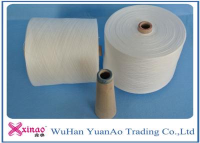 China Raw White Virgin 100 Polyester Yarn Z Twist Good Evenness for Sewing for sale