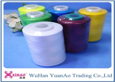China 40/2 Bright Industrial Sewing Machine Thread 3000 Yarn on Plastic Cone, Spun Ring Thread for sale