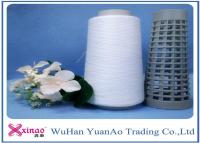China Raw White Virgin Spun Polyester Yarn Sewing Thread for Garments sewing 30/1 Z TWIST for sale