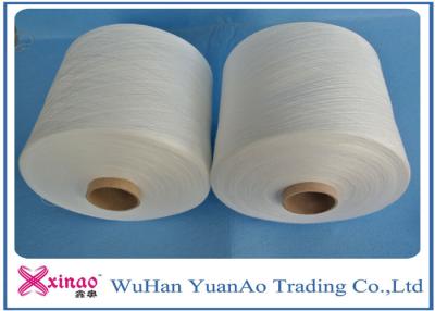 China Off White Bleach White 100% Spun Polyester Yarn 40/2 Ring Spun for sale