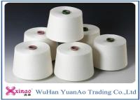 China Ne40 Colored 100% Yizheng  Spun Polyester Yarn Raw White For Sewing for sale
