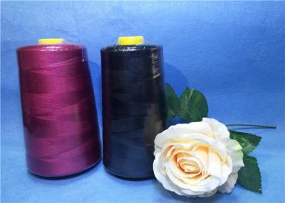China 402 403 Bright Spun Polyester Thread Eco - Friendly Low Shrinkage Yarn for sale