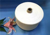 China 100% Spun Polyester Raw White Yarn 50 / 2 Raw White Virgin PPSF Yarn for sale