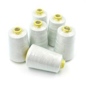 China 40/2 Raw White 100% Spun Polyester Yarn Sewing Thread For Sewing Thread for sale