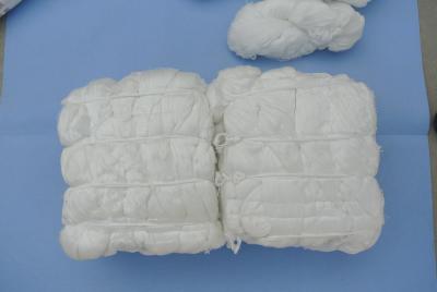 China 100% Raw White Bright Spun Polyester Hank Yarn 40/2 & 50/3 for sale