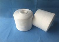 China White Ring Spun Polyester Yarn 42/2 Bright Fiber Dye Tube Yarn for sale